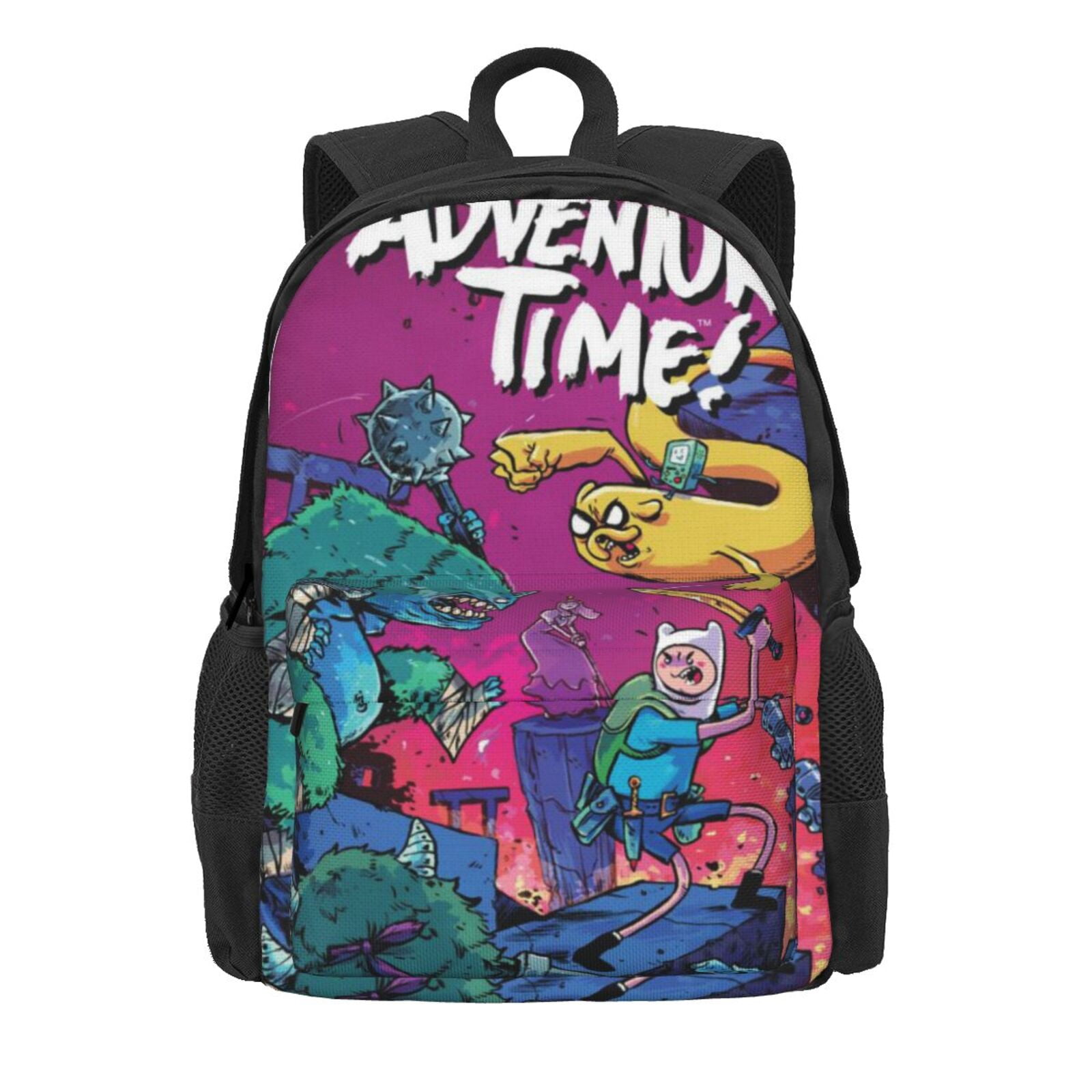 Adventure Time Backpack, Large Capacity Daypack Book Bag For College ...