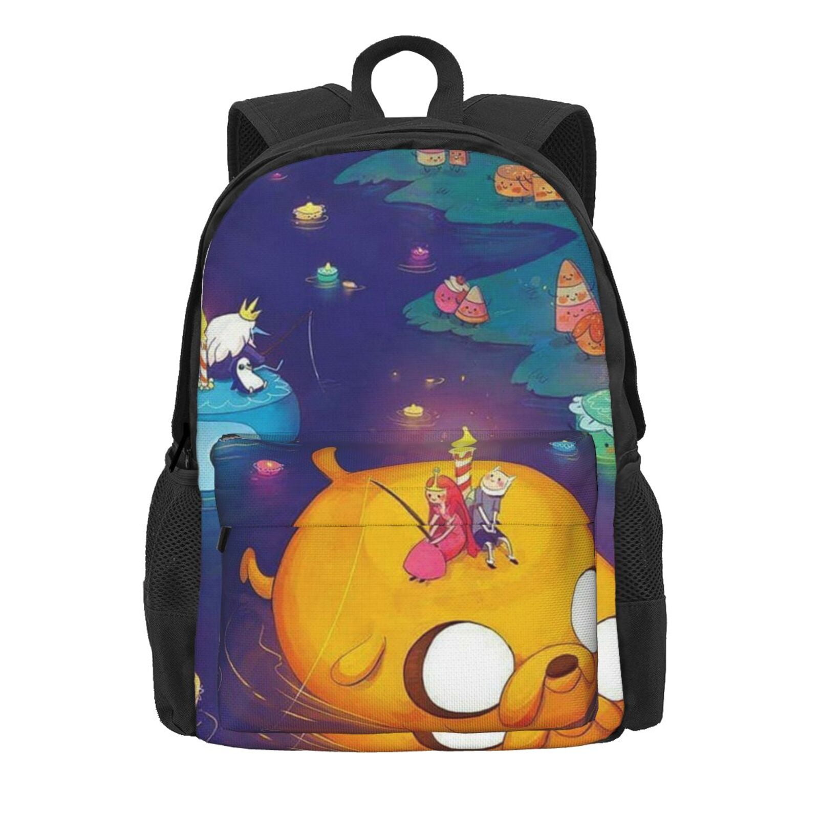 Adventure Time Backpack, Large Capacity Book Bag For College Work ...