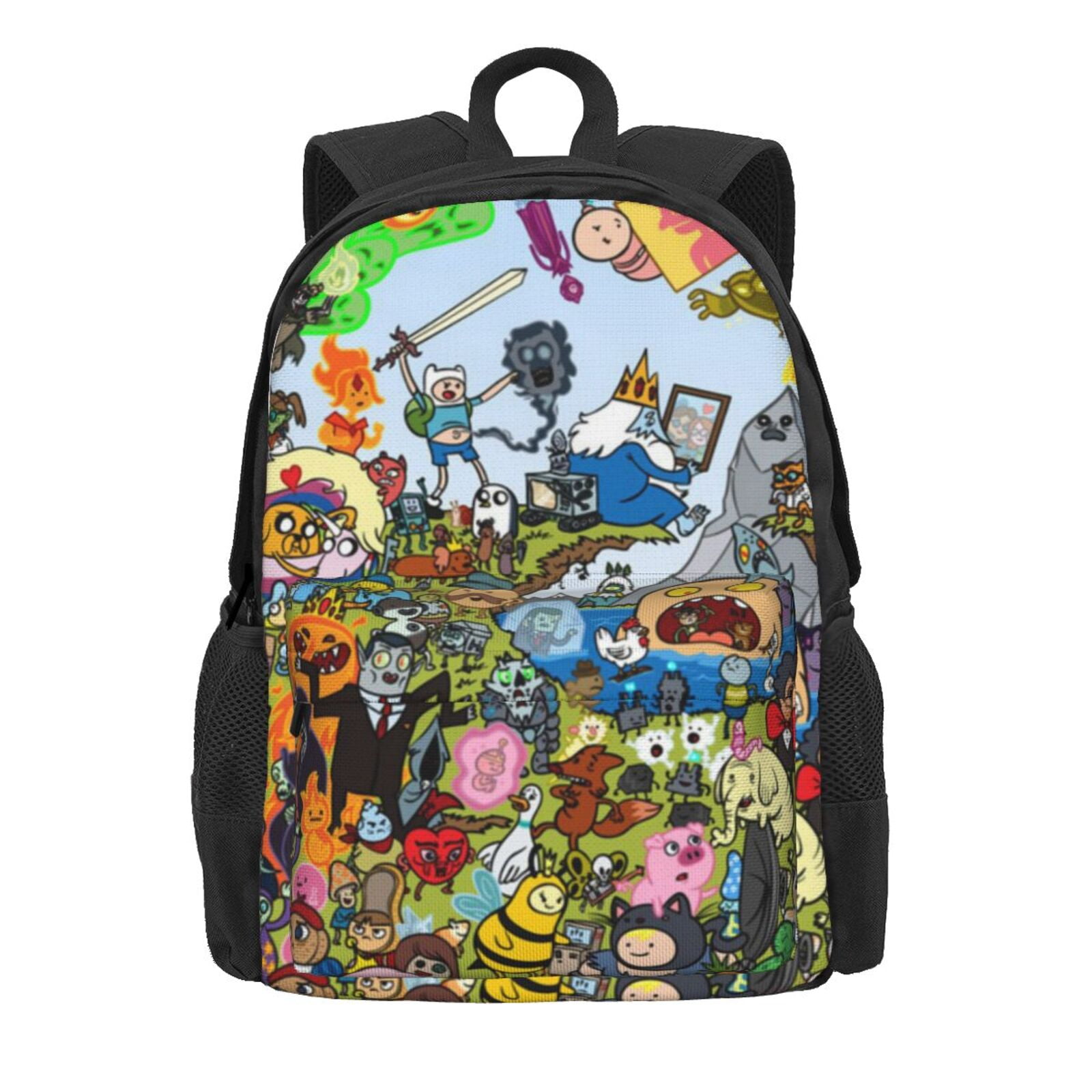 Adventure Time Backpack, Large Capacity Book Bag For College Work ...