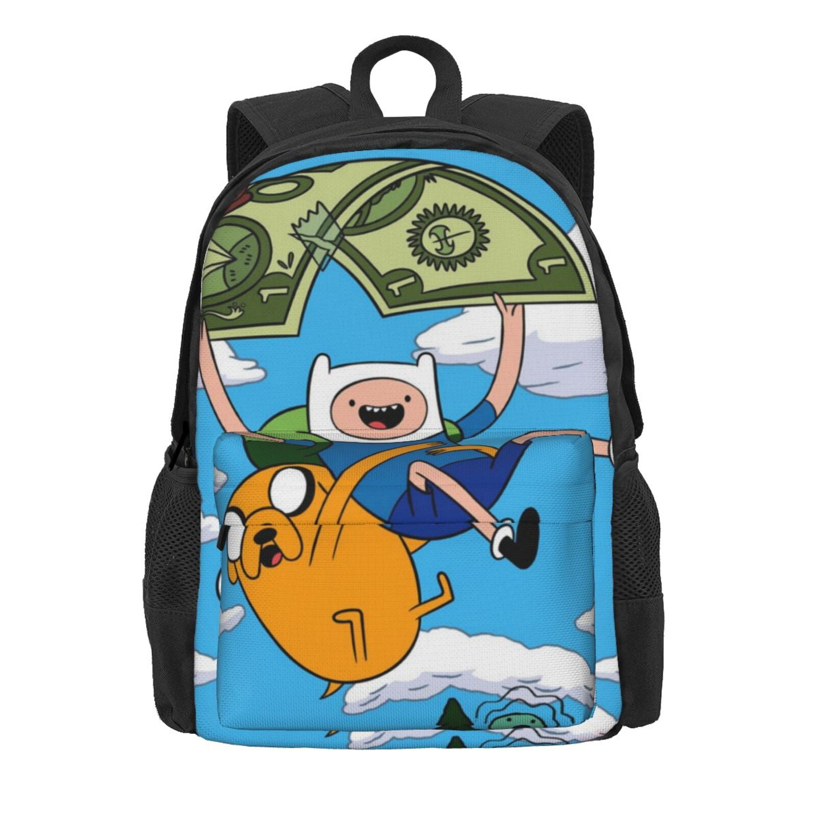 Adventure Time Backpack, Large Capacity Book Bag For College Work ...