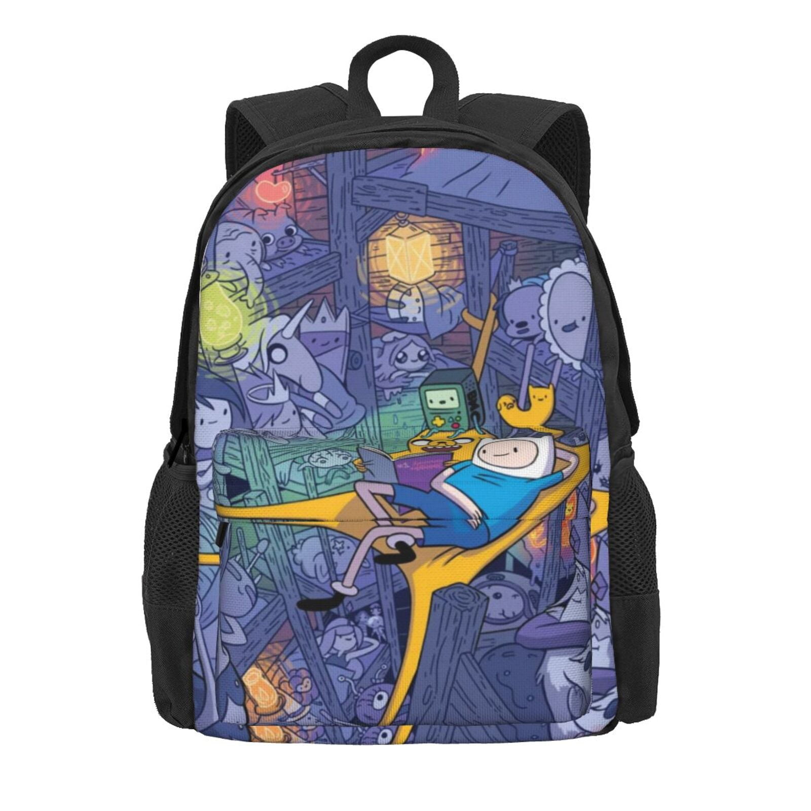 Adventure Time Backpack, Large Capacity Daypack Book Bag For College ...
