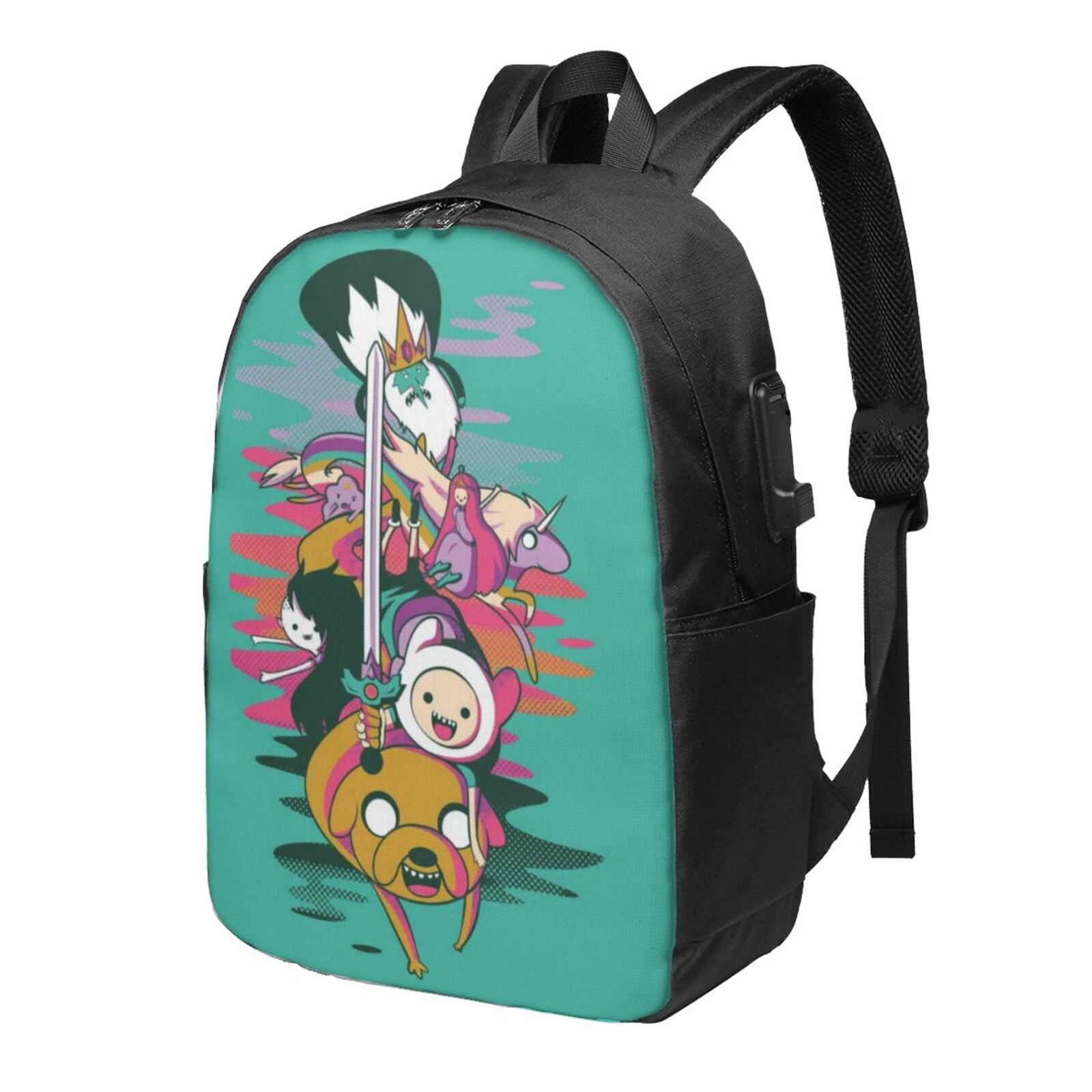 Adventure Time Backpack For Men Women Teen , Water Resistant Casual ...