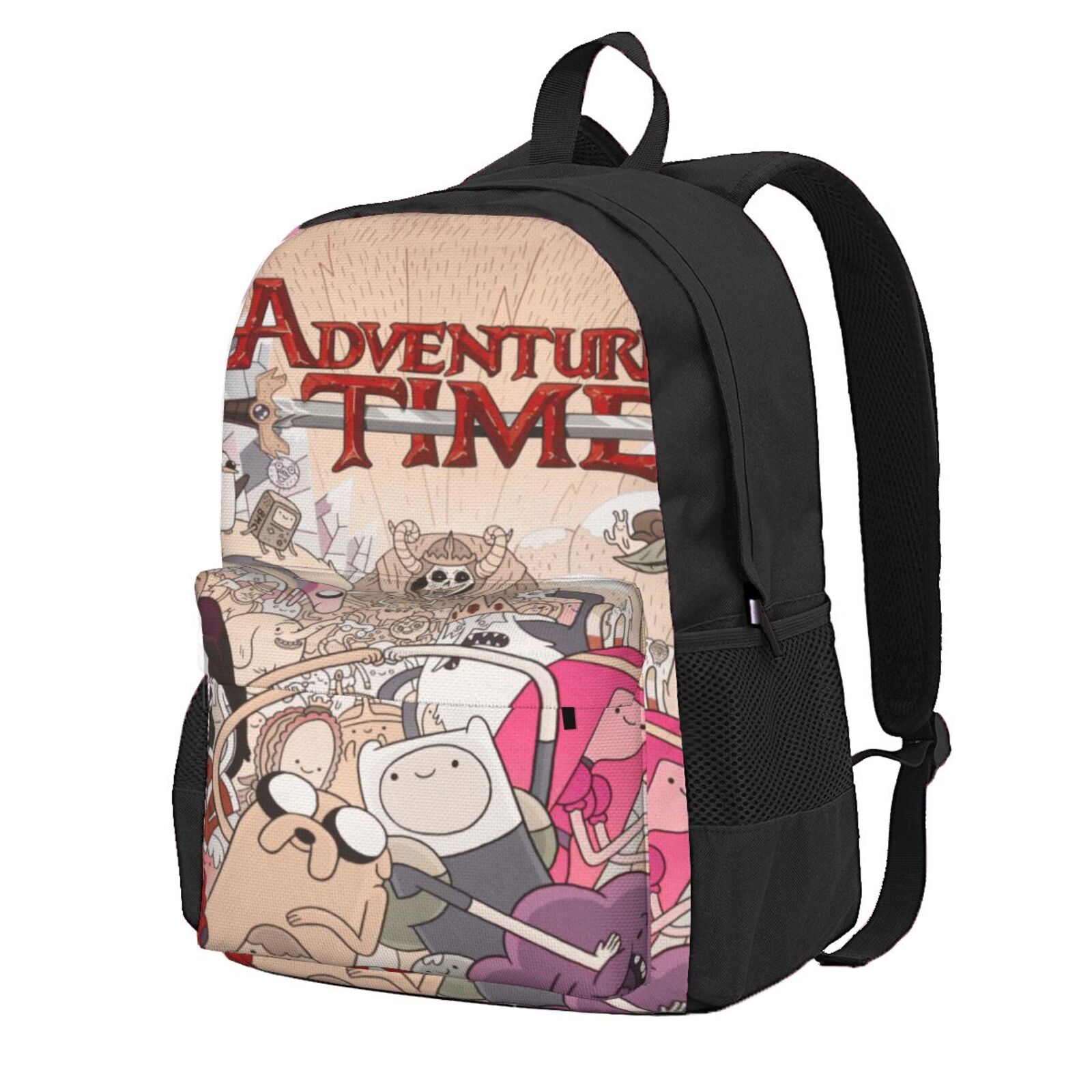 Adventure Time Backpack HD Printed Book Bag Cartoon Perfect Book Bag ...