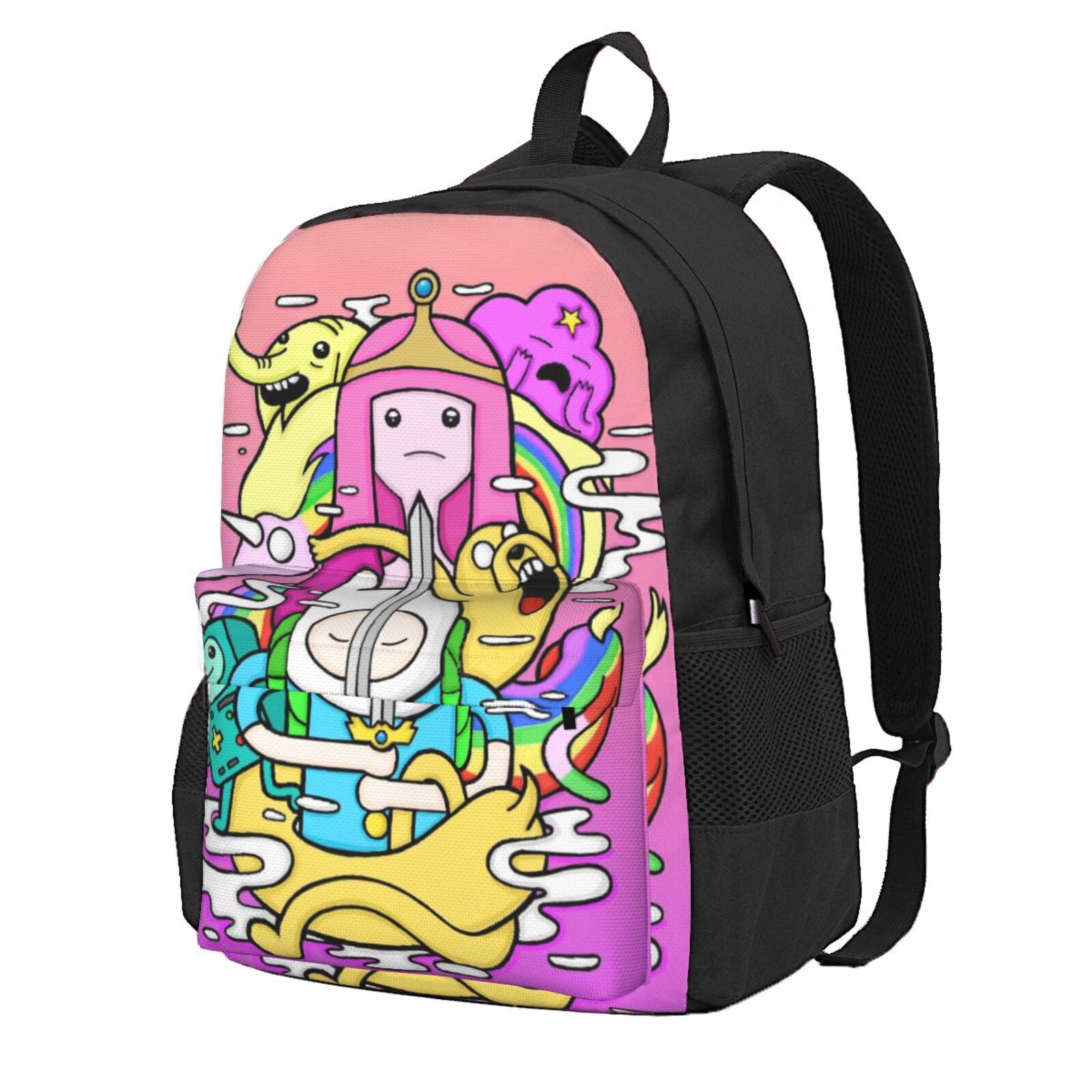 Adventure Time Backpack HD Printed Book Bag Cartoon Perfect Book Bag ...