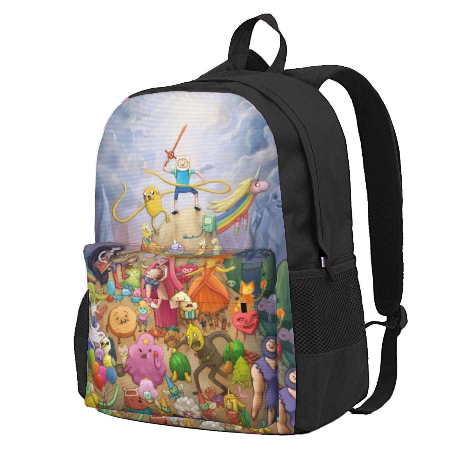 Adventure Time Backpack HD Printed Book Bag Cartoon Perfect Book Bag ...