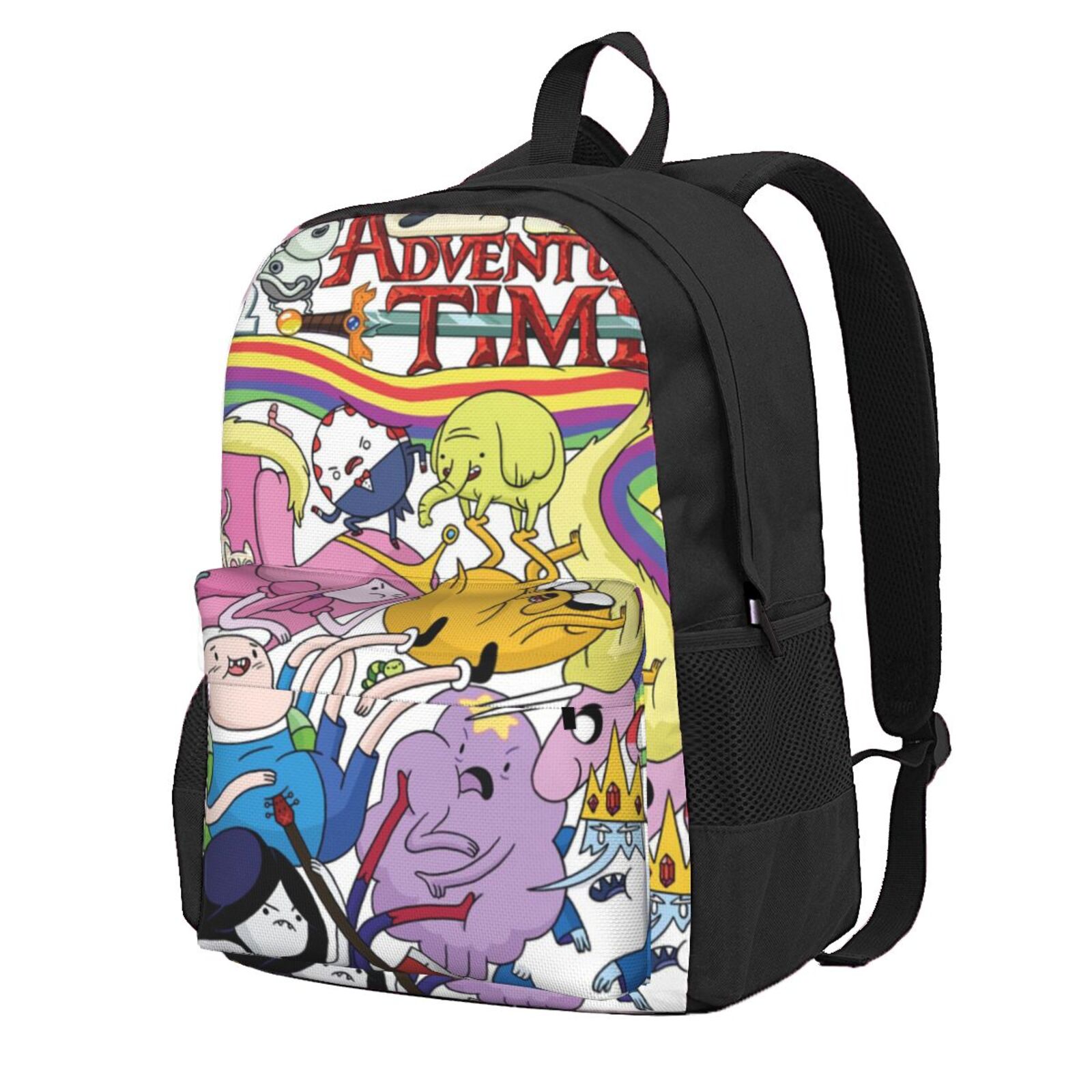Adventure Time Backpack HD Printed Book Bag Cartoon Perfect Book Bag ...