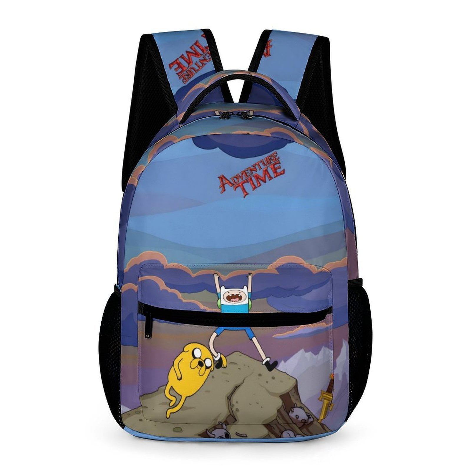 Adventure Time Backpack Lightweight Bookbag Casual Daypack For Women ...