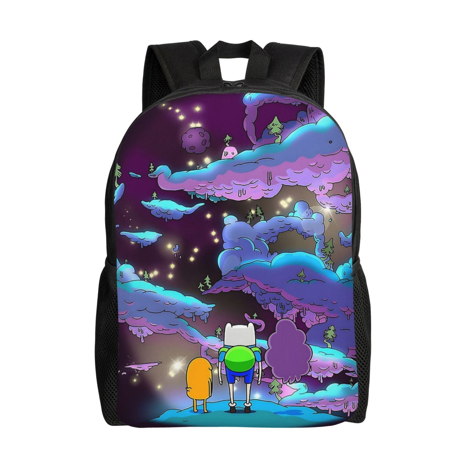 Adventure Time Backpack Lightweight Daypack Laptop Shoulders Bag Travel ...
