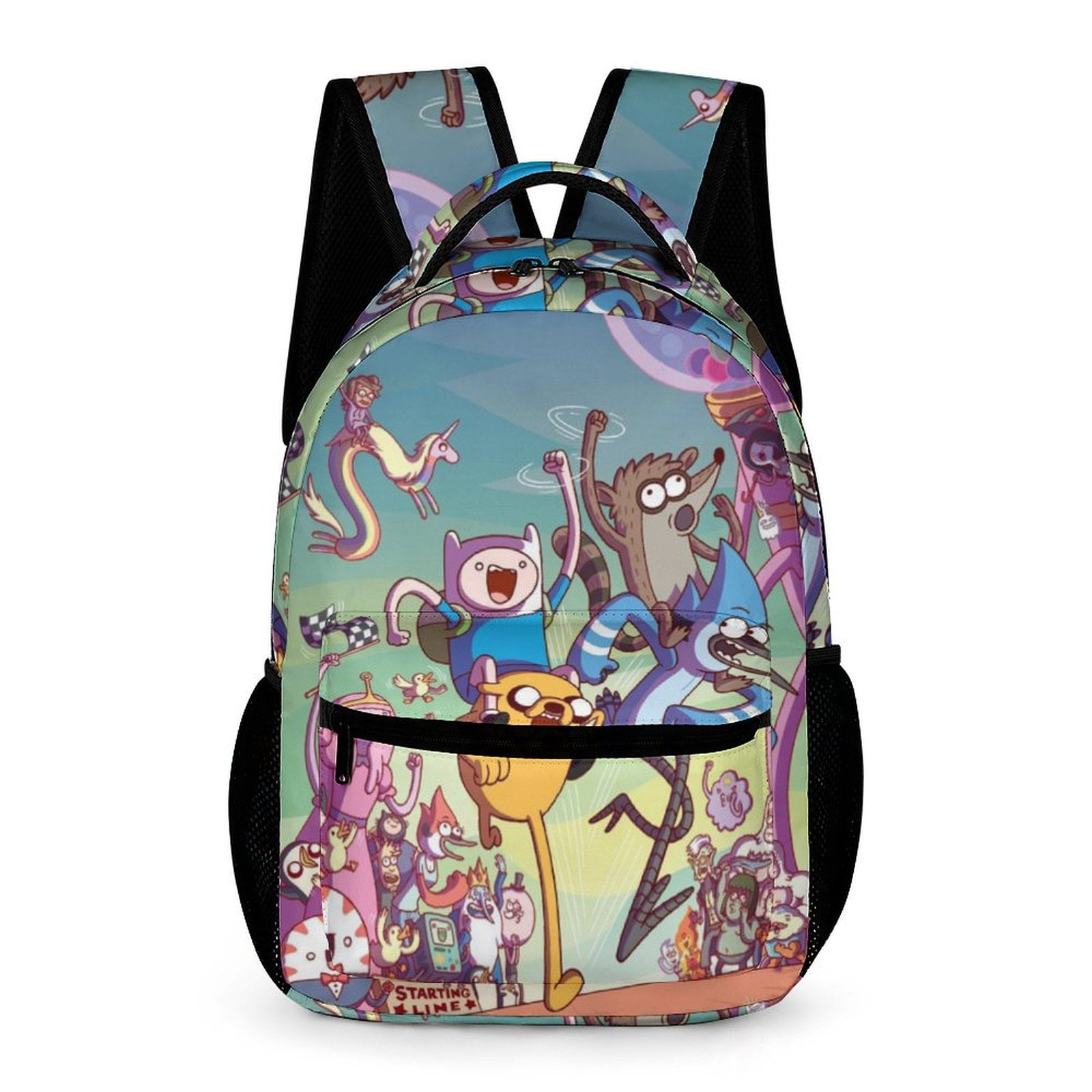 Adventure Time Backpack Rucksack Lightweight Prints Daypack Shoulder ...