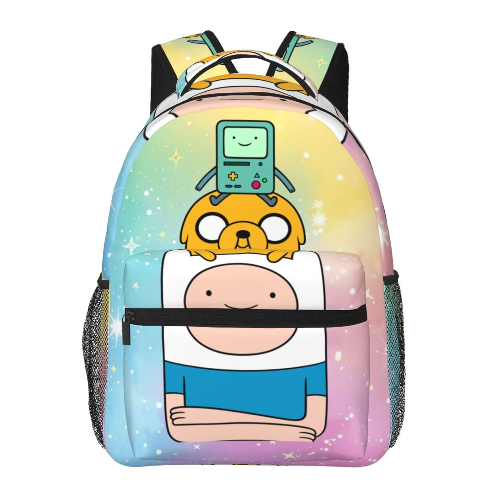 Adventure Time Backpack Lightweight Bookbag Casual Daypack For Women ...