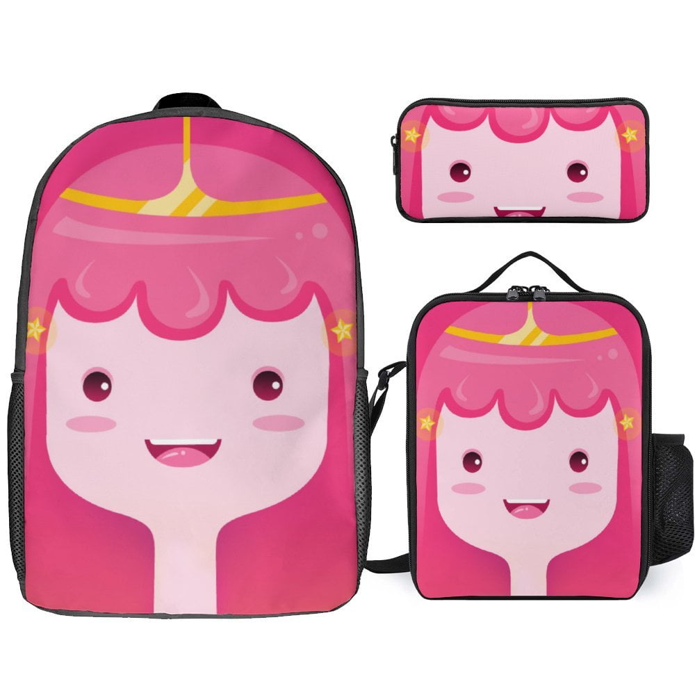 Adventure Time Backpack Set 3-in-1, Backpack with Lunch Bag and Pencil ...