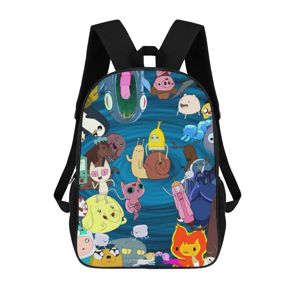 Adventure Time Backpack, Large Capacity Shool Backpack, 17 Inch Laptop ...