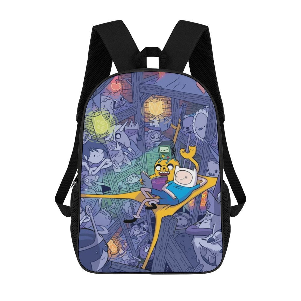 Adventure Time Backpack, Large Capacity Backpack, 17 Inch Laptop ...