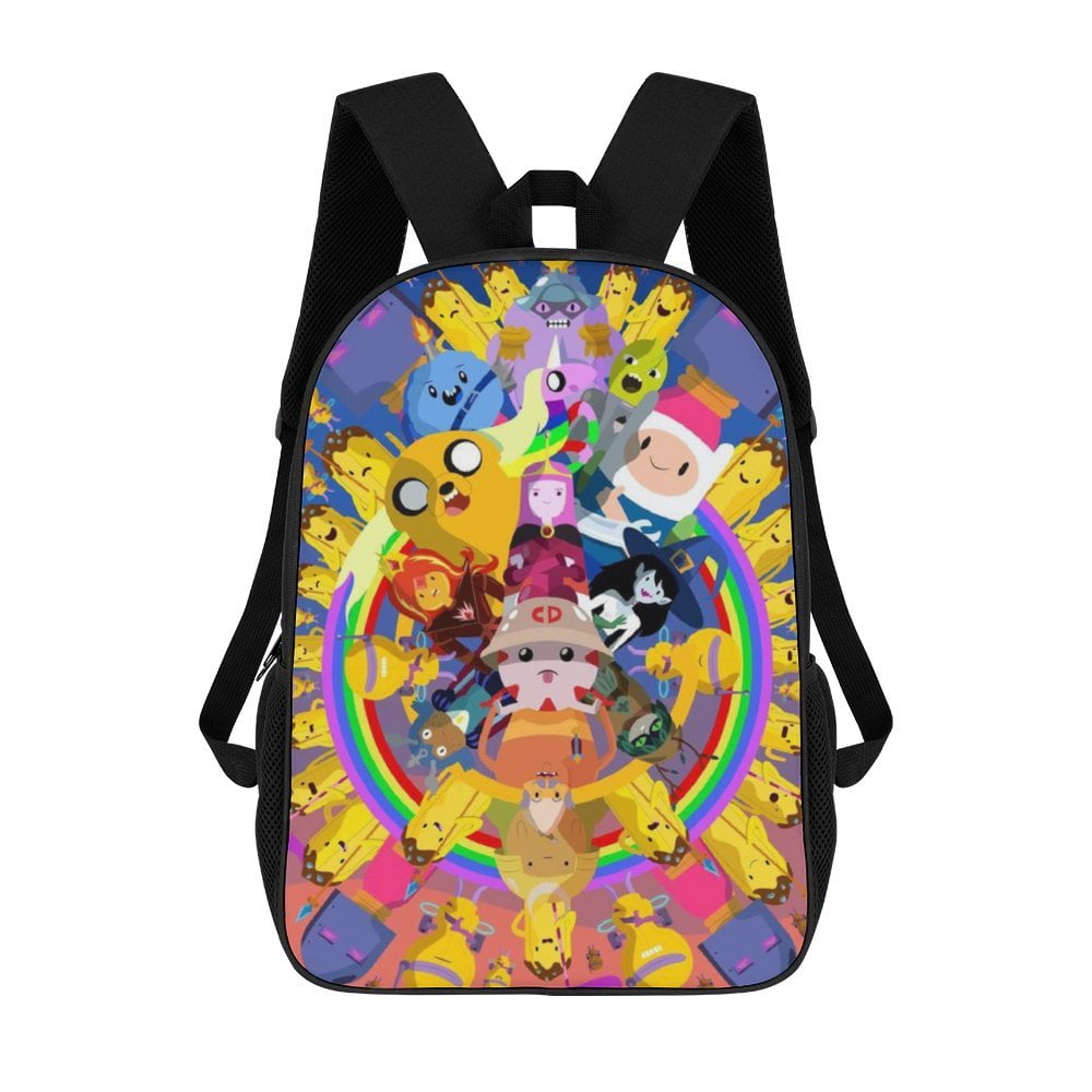 Adventure Time Backpack, Large Capacity Backpack, 17 Inch Laptop ...