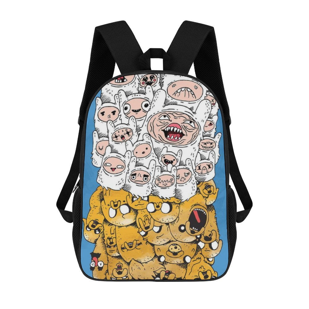 Adventure Time Backpack, Large Capacity Backpack, 17 Inch Laptop ...