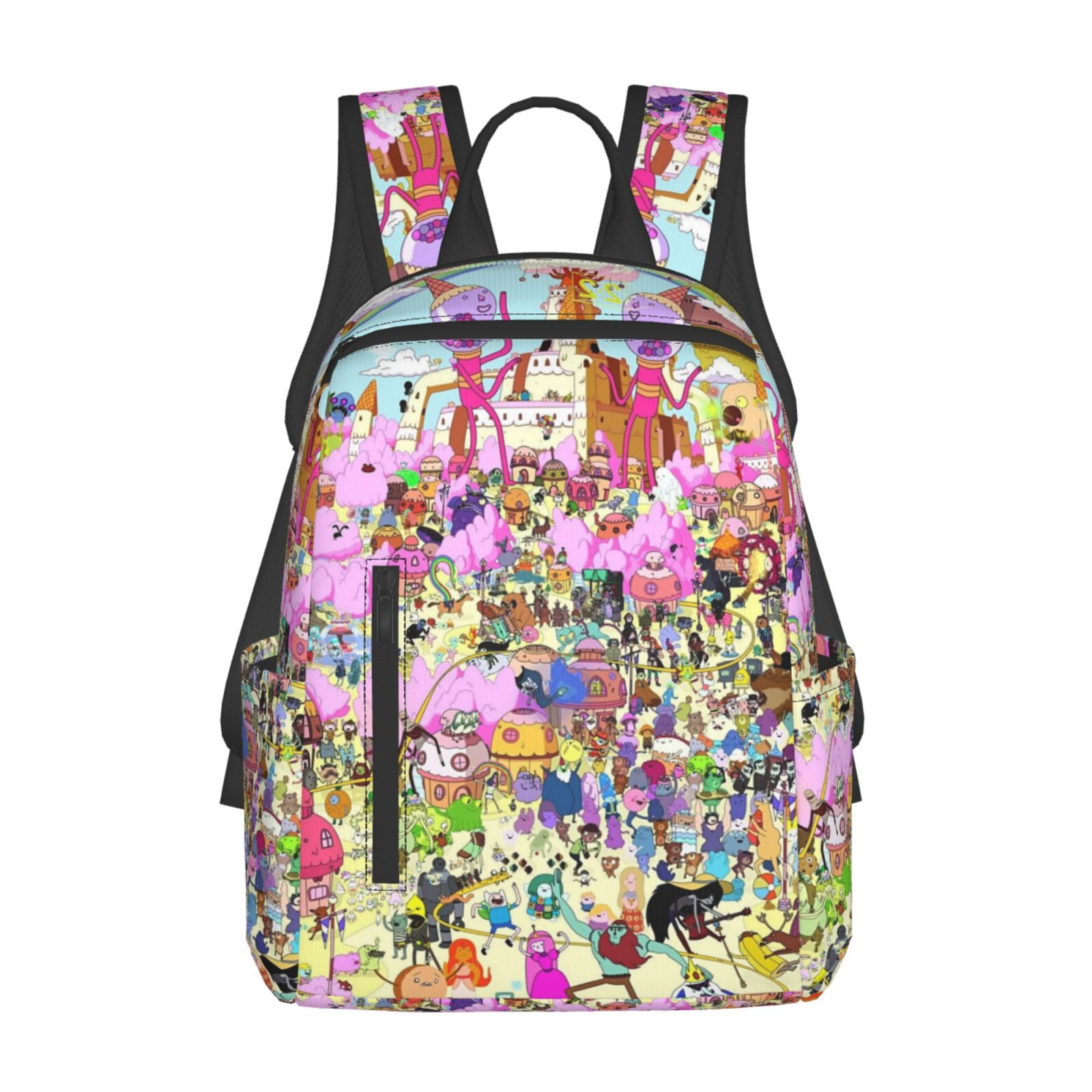 Adventure Time Bag Lightweight Backpack Simple Daypack Casual Compact ...