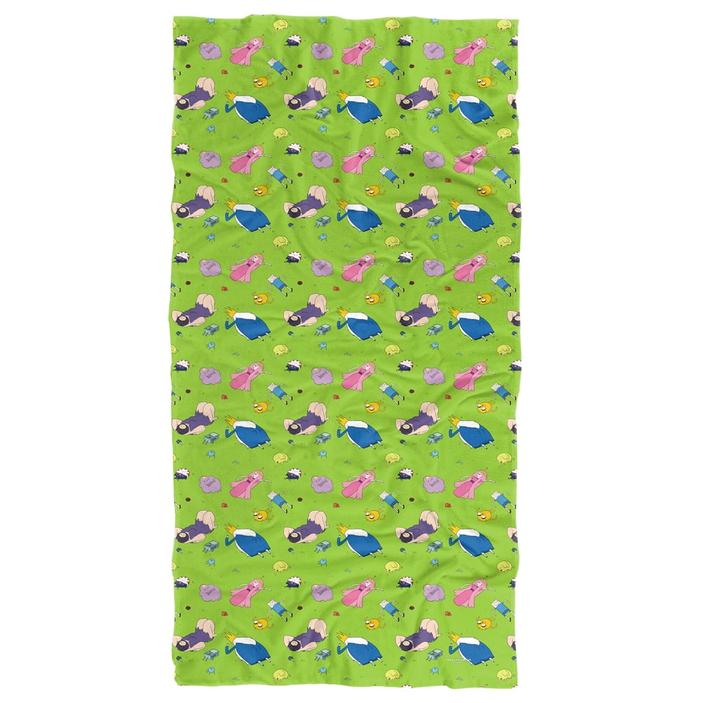 Adventure Time Beach Towel, 30"x60", Green Fields Beach Towel - Walmart.com