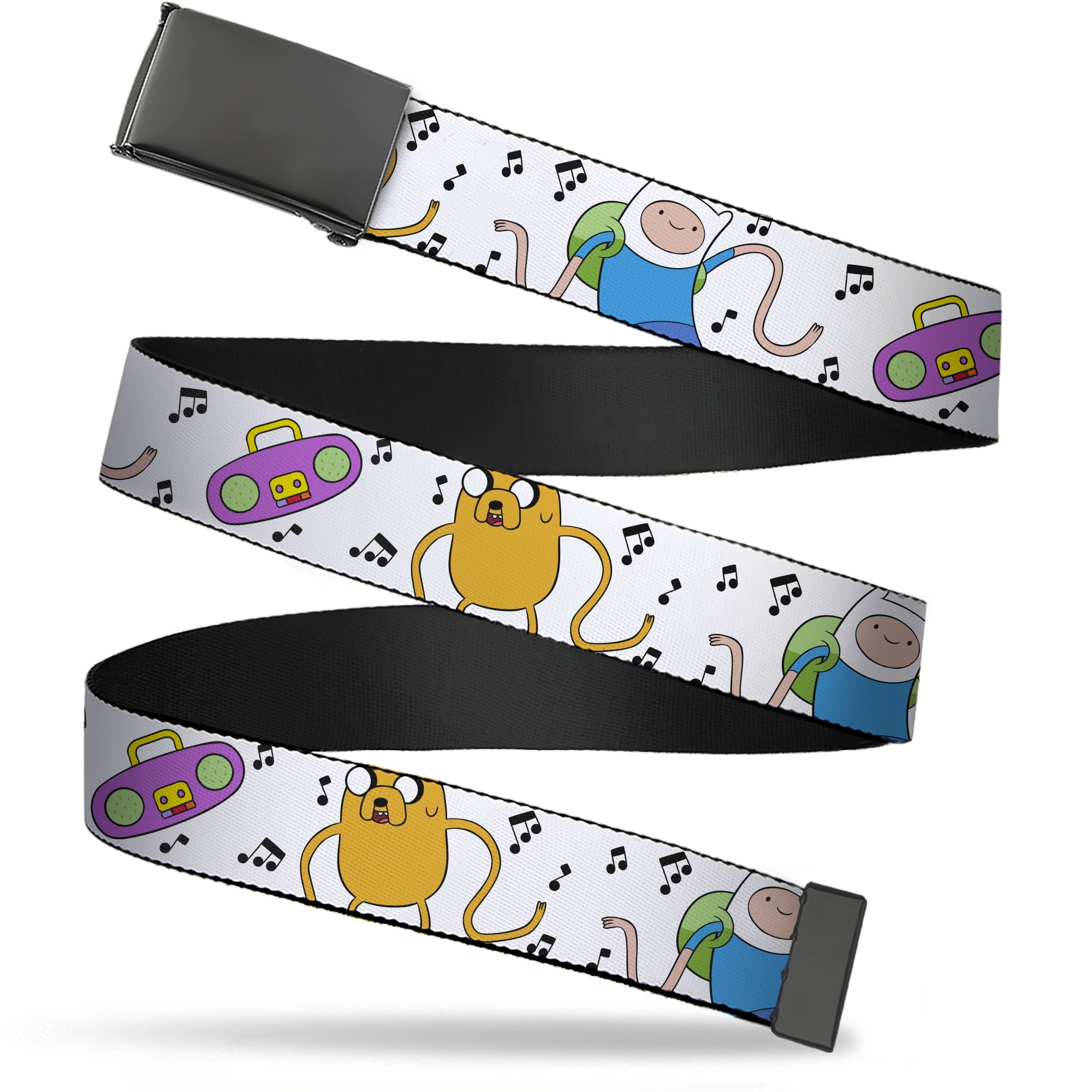 Adventure Time Belt, Flip Web Belt Adventure Time Finn and Jake Long ...