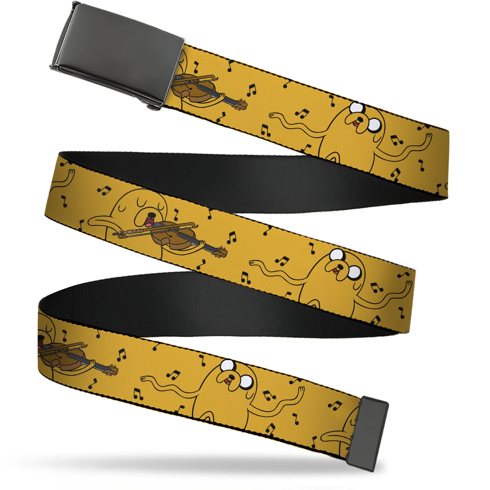 Adjustable Belt, Clamp Buckle, Cut-to-Fit, Adventure Time Jake Dancing ...
