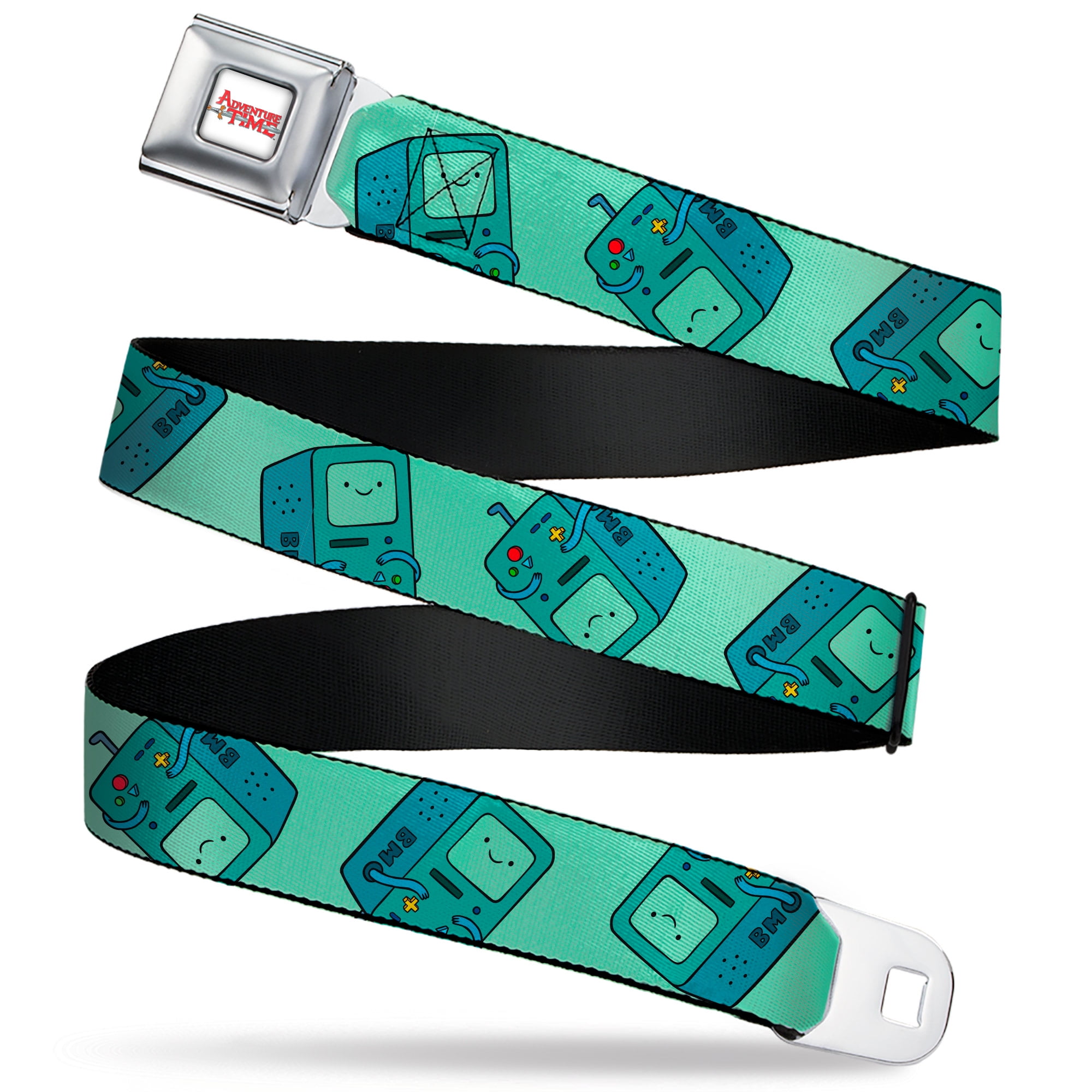 Adventure Time Belt, Seatbelt Buckle Belt, Adventure Time Bmo Pose ...