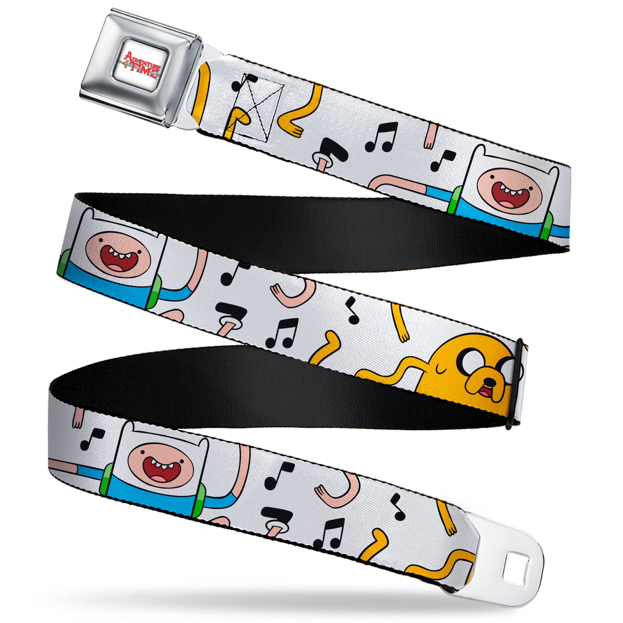Adventure Time Belt, Seatbelt Buckle Belt, Adventure Time Finn and Jake ...