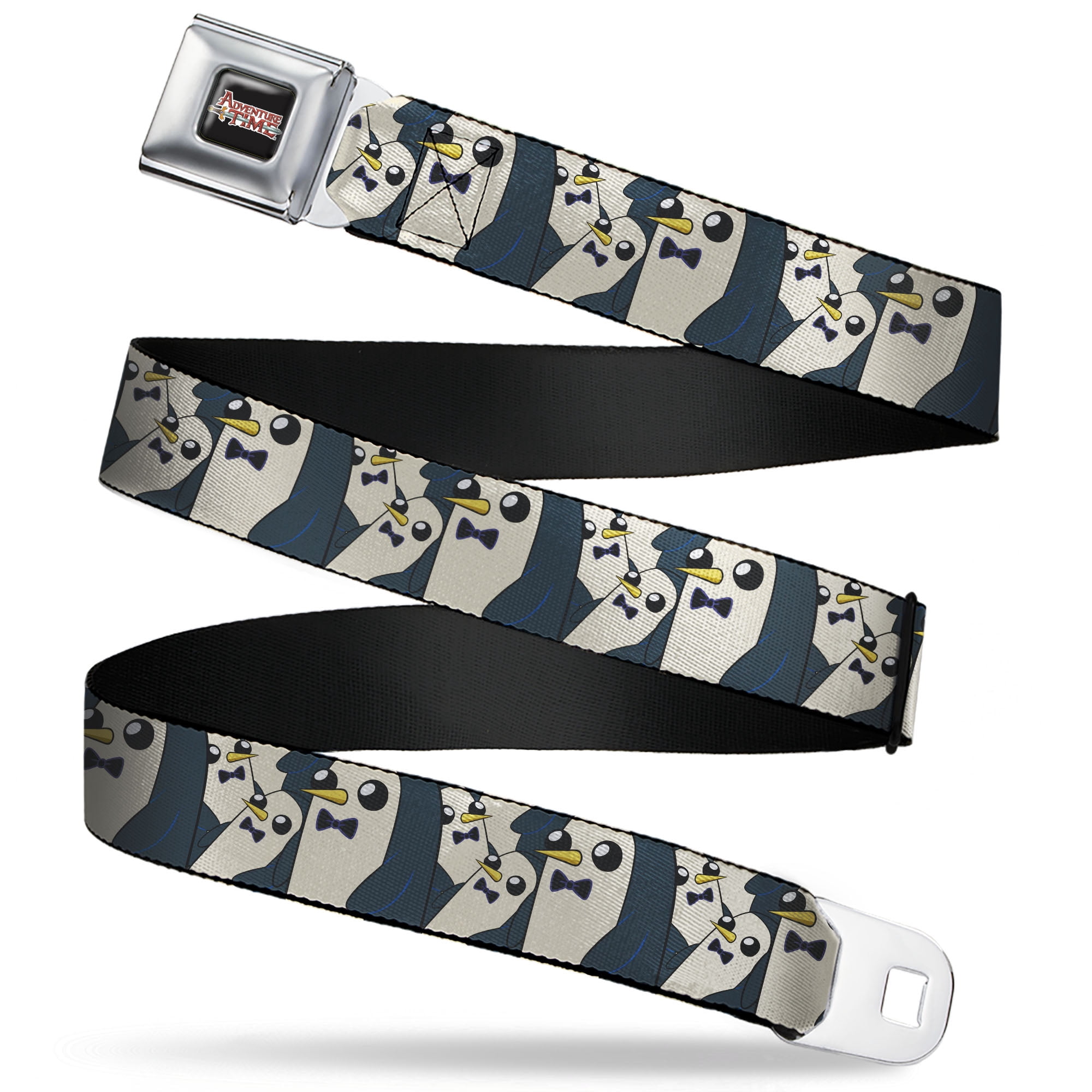 Adventure Time Belt, Seatbelt Buckle Belt, Gunter Standing Pose Stacked ...