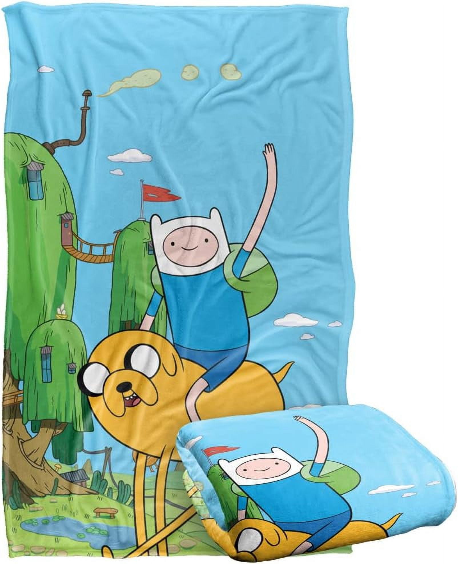Adventure Time Best Bros Silky Touch Super Soft Throw Blanket 36" x 58 ...