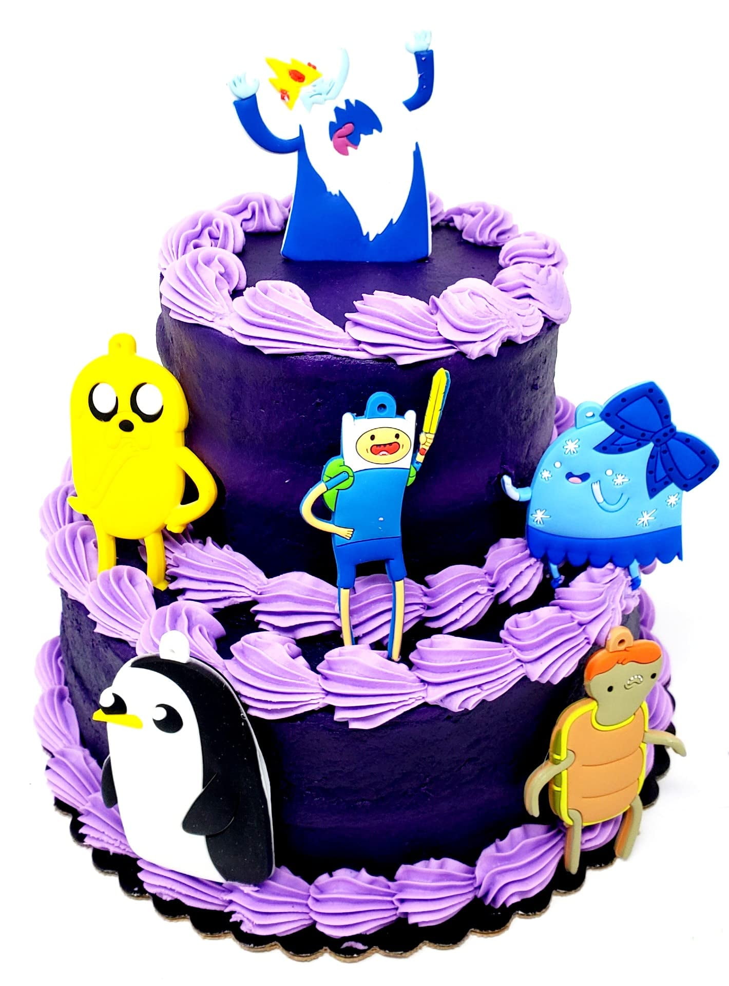 Adventure Time Birthday Cake Topper Set with H2FSDFinn, Jake and ...