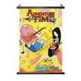 Adventure Time Black Plastic Shaft Hanging Poster Canvas Wall Hanging ...