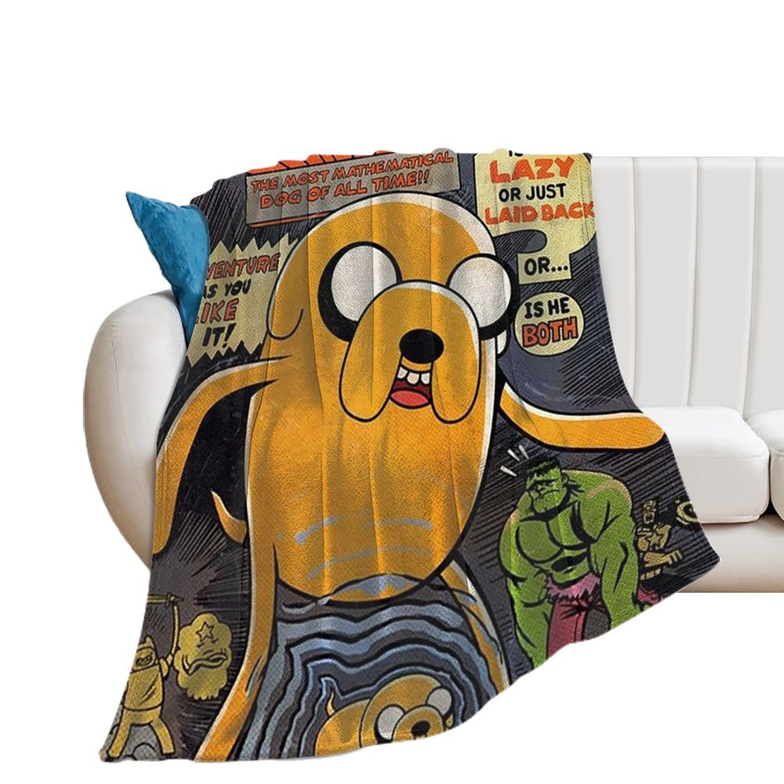 Adventure Time Blanket Anime Adventure Time Merch Flannel Throw Blanket ...