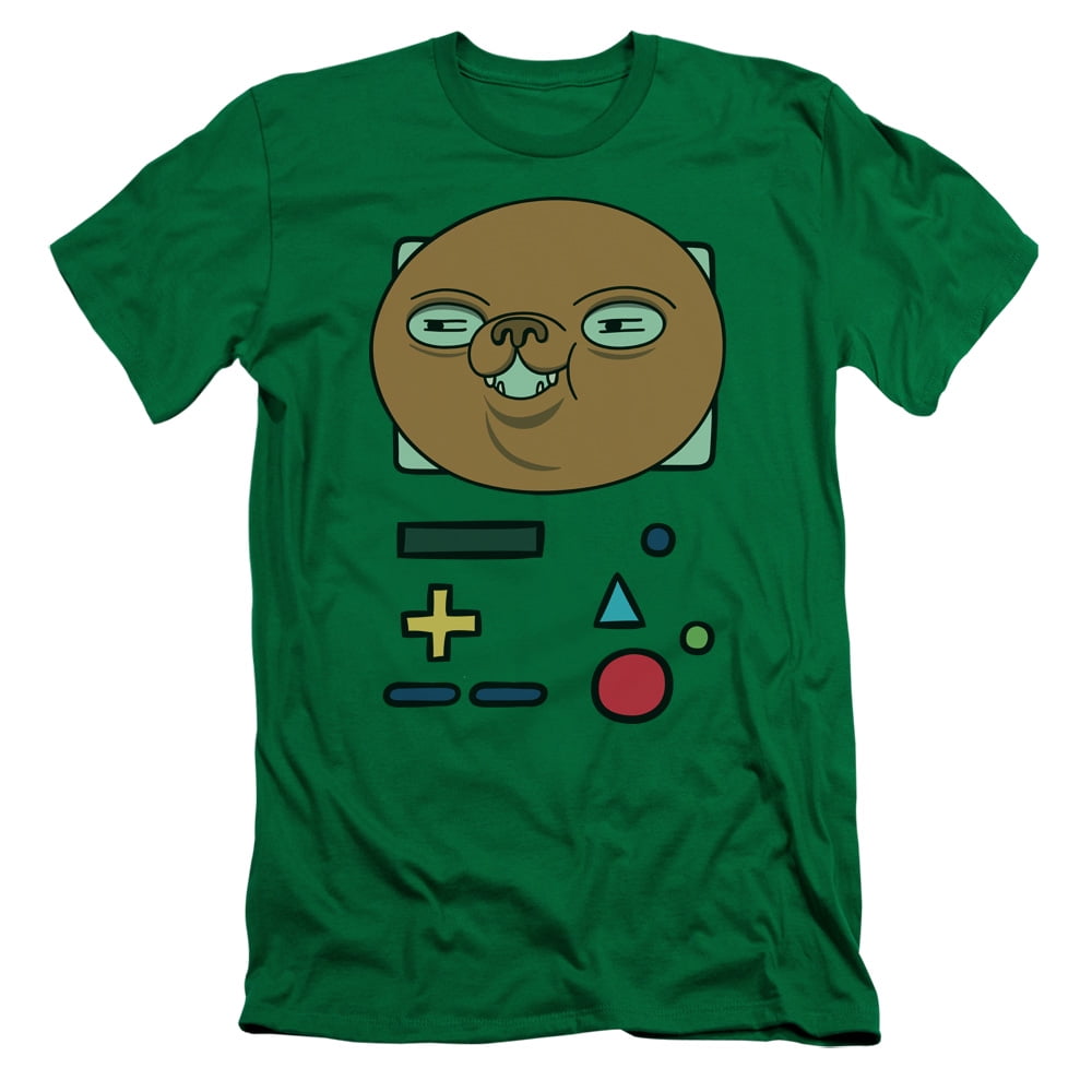 Adventure Time - Bmo Mask - Slim Fit Short Sleeve Shirt - X-Large ...