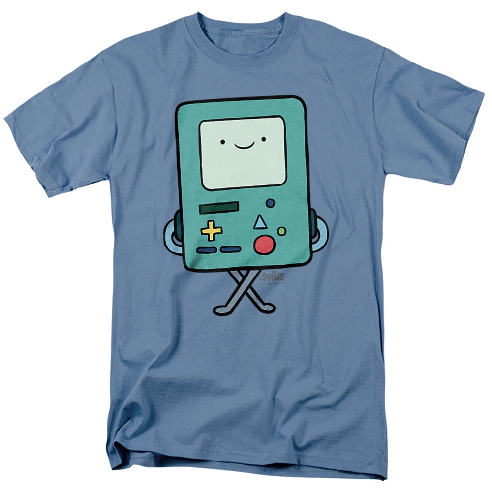 Adventure Time Bmo Unisex Adult T Shirt, Carolina Blue, 2X-Large ...