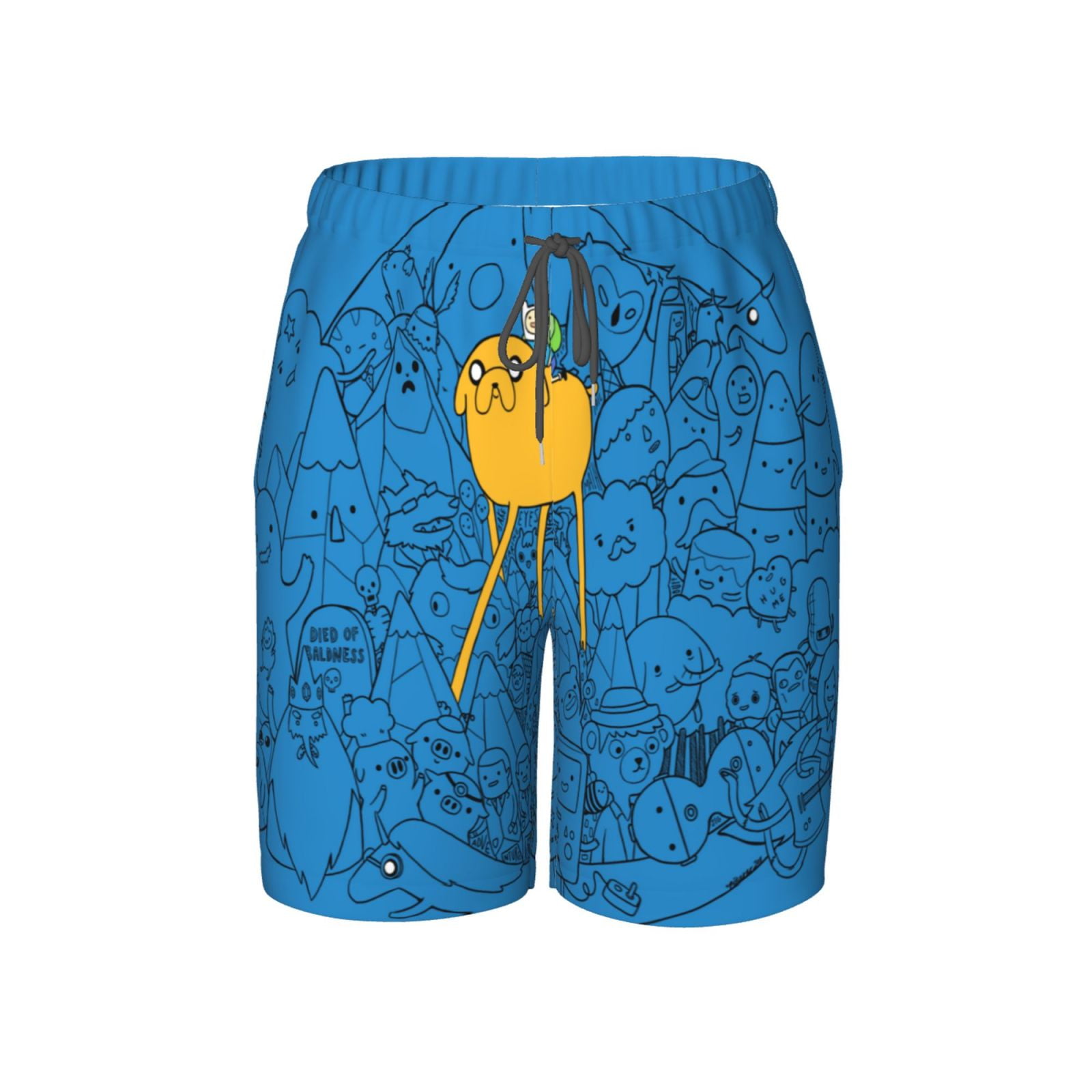 Adventure Time Boys Swim Trunks with Mesh Liner Swim Shorts Youth Anti ...
