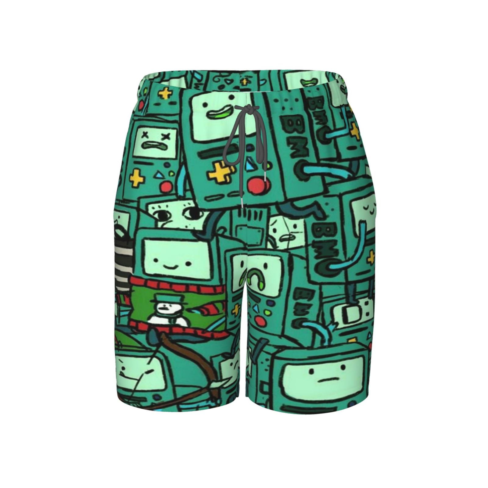 Adventure Time Boys Swim Trunks with Mesh Liner Swim Shorts Youth Anti ...