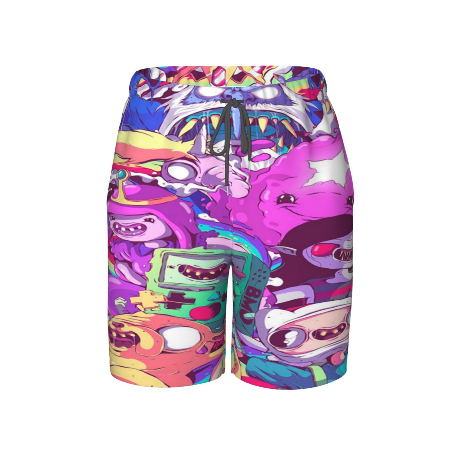 Adventure Time Boys Swim Trunks with Mesh Liner Swim Shorts Youth Anti ...