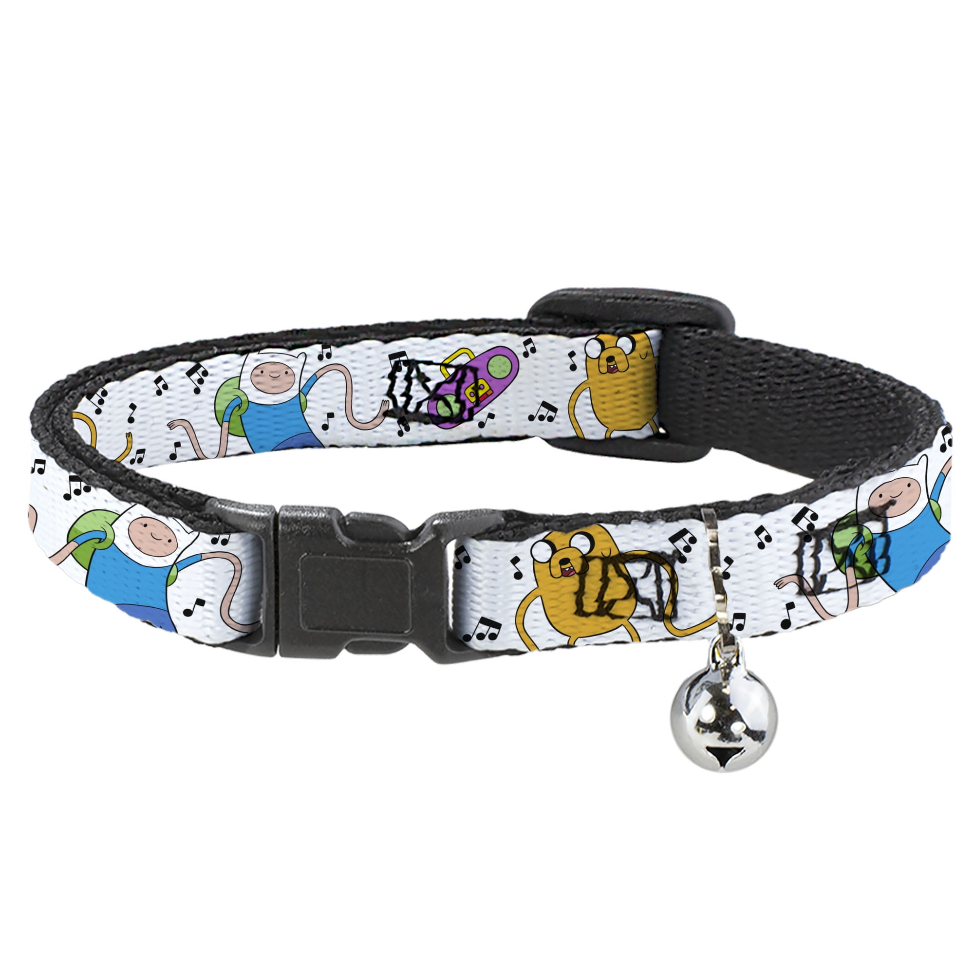Adventure Time Breakaway Cat Collar With Bell, Plastic Clip, Easy ...