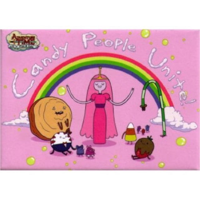 Adventure Time Candy People Unite! Magnet - Walmart.com