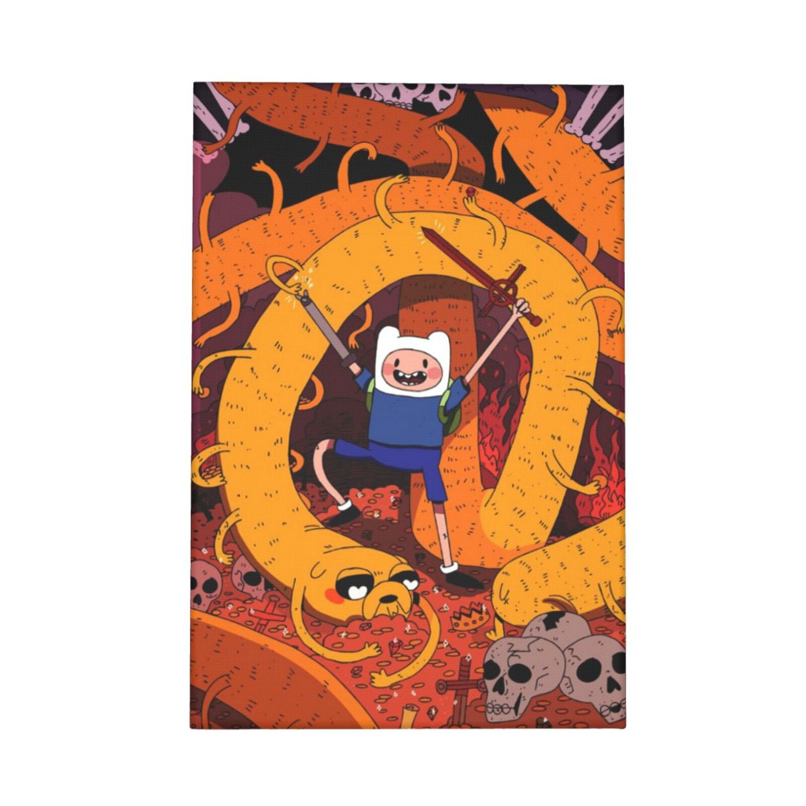 Adventure Time Canvas Decorative Painting Wall Art Living Room Posters ...
