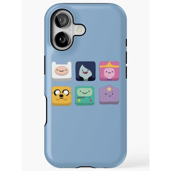 Adventure Time Cartoon Art Phone Case Compatible with iPhone 11 to 17 ...