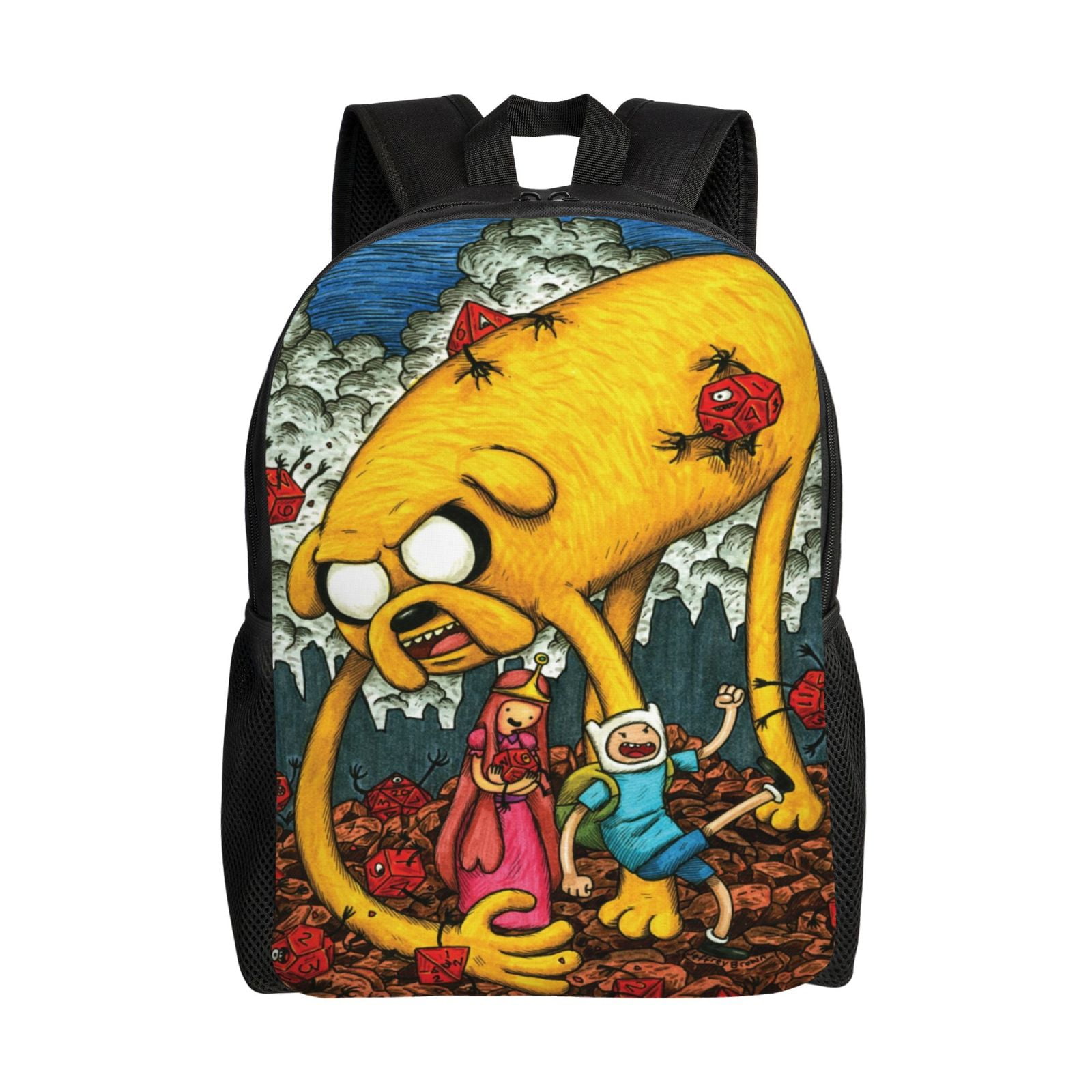 Adventure Time Cartoon Backpacks Lightweight Large Capacity Unisex ...