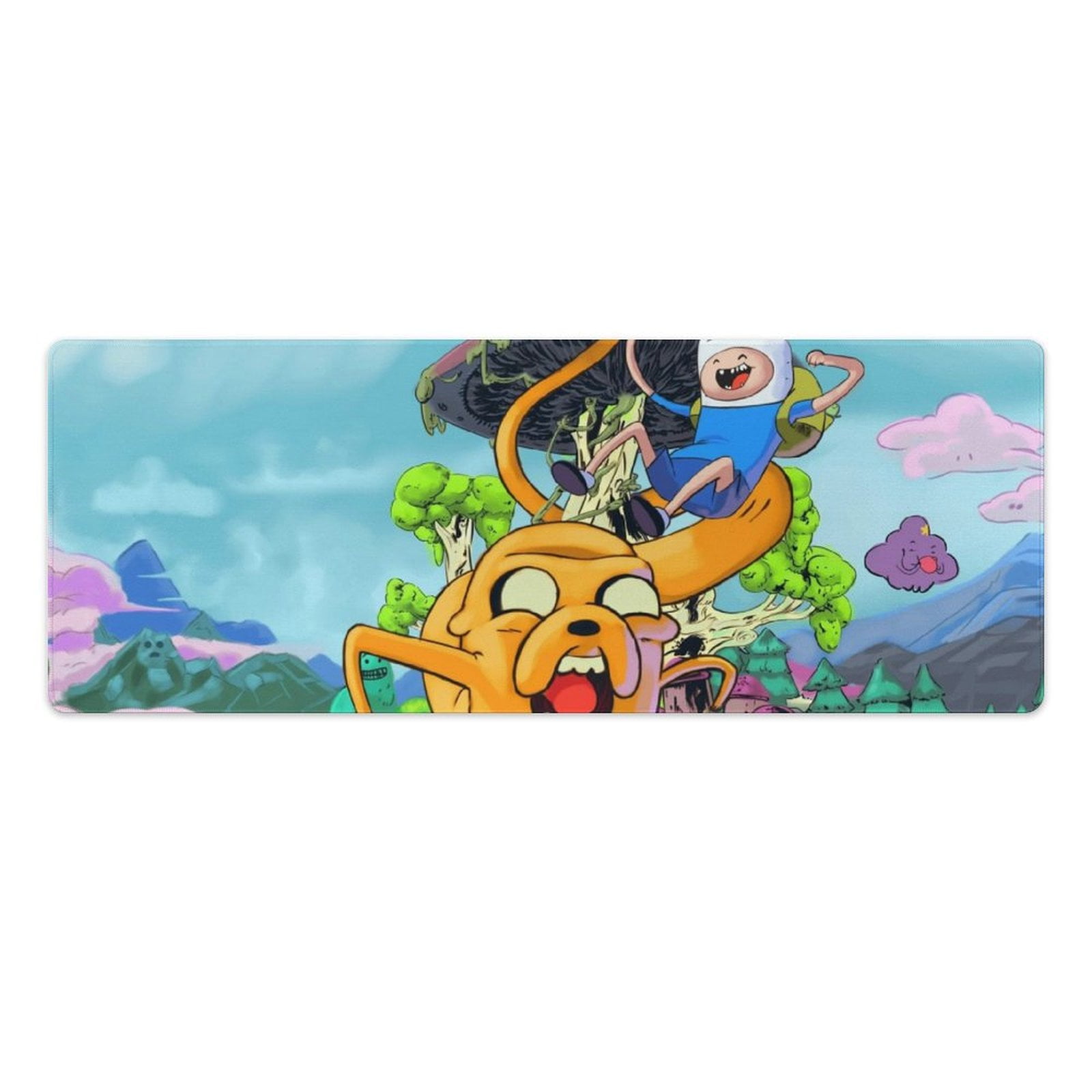 Adventure Time Cartoon Mouse Pad No-sliped Large Mousepad Extended ...