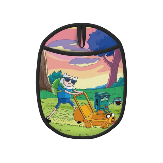 Adventure Time Cartoon Silicone Pot Mat Mitten Oven Mitts Pot Holder ...