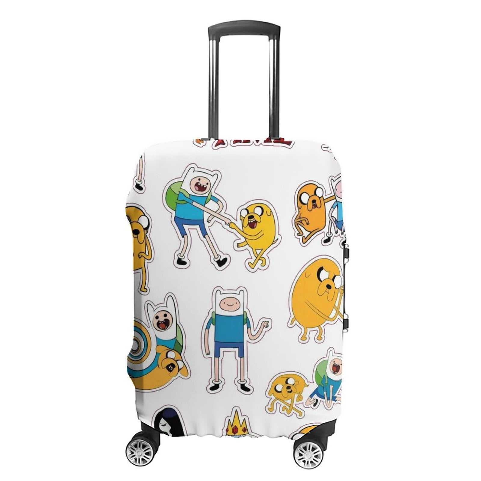 Adventure Time Cartoon suitcase protective cover travel suitcase ...