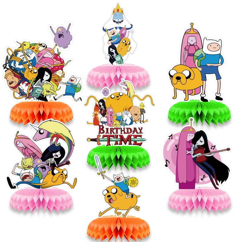 Adventure Time Centerpieces Honeycomb Table Toppers Decorations for ...