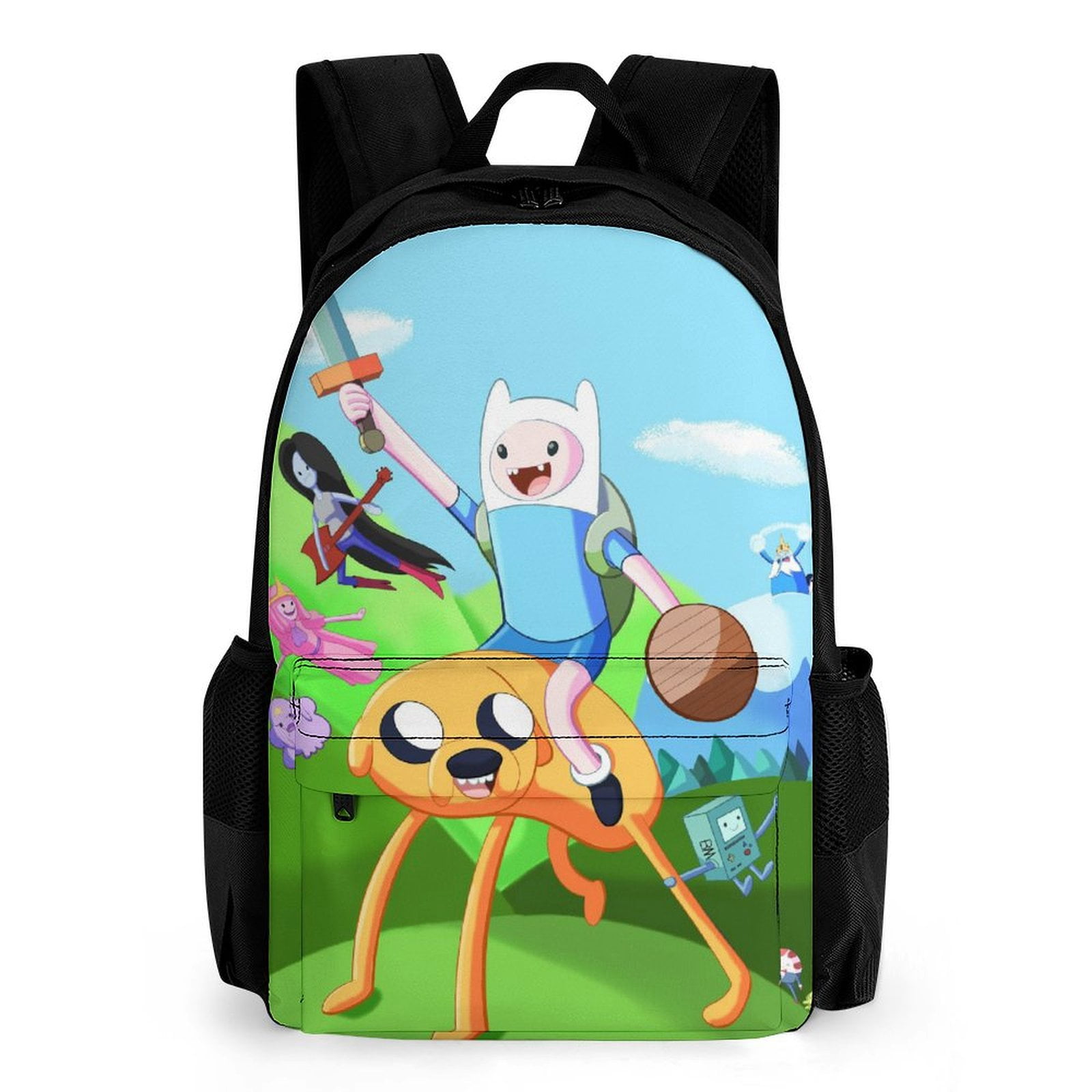 Adventure Time Characters Backpack Laptop Bag Student Satchel Schoolbag ...