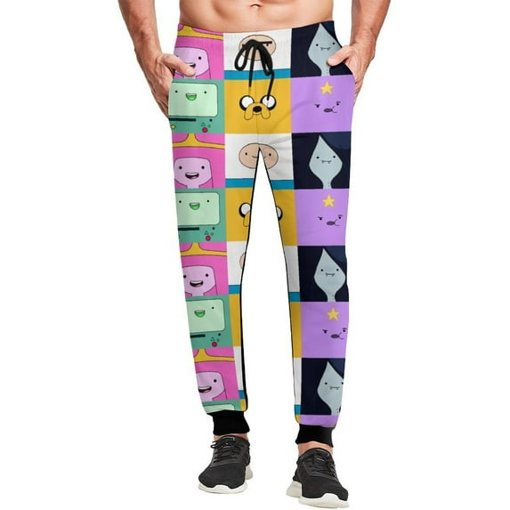 Adventure Time Characters Mens Sweatpants Joggers Pants 3D Printing ...