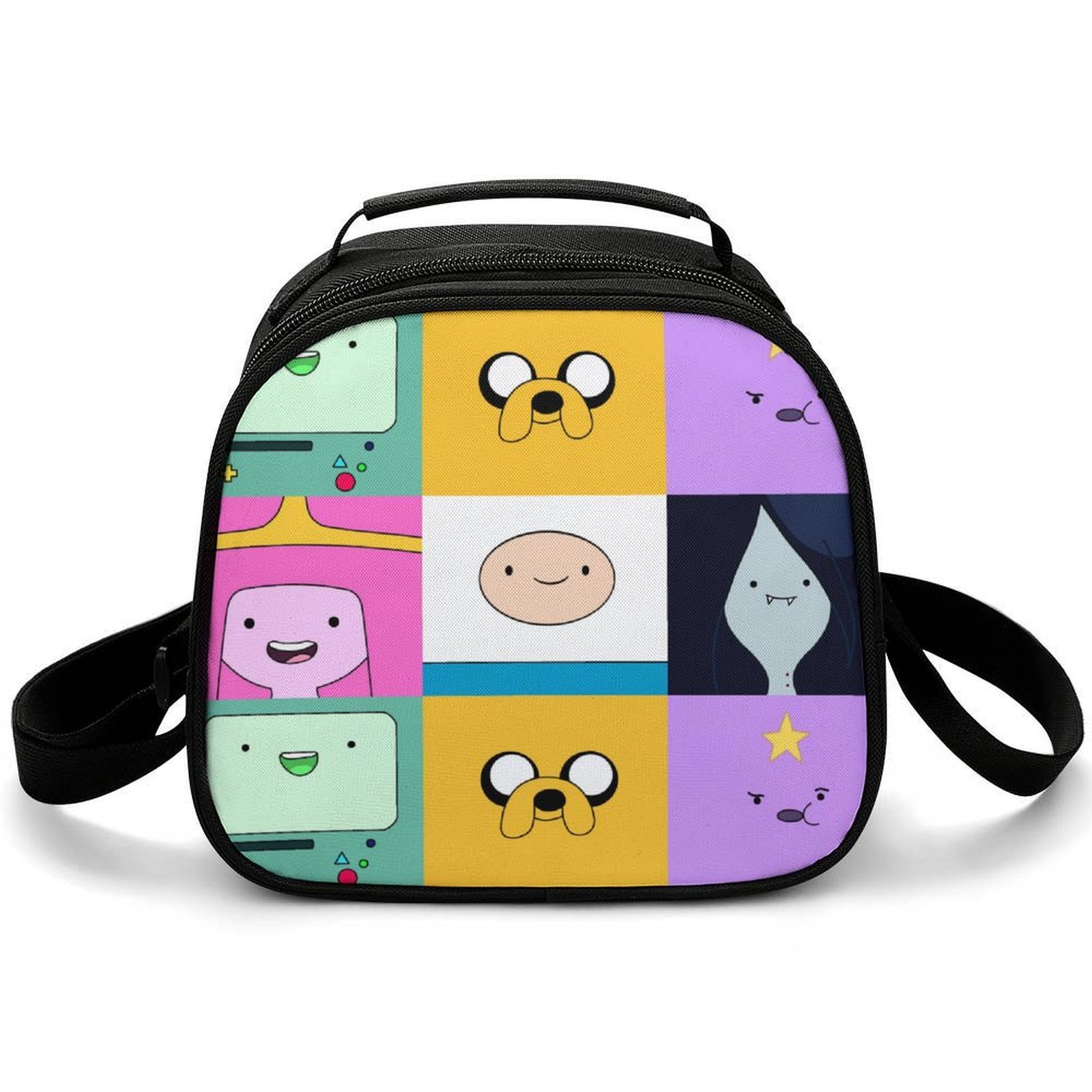 Adventure Time Characters Portable Insulated Lunch Bag Lunch Box Unisex ...