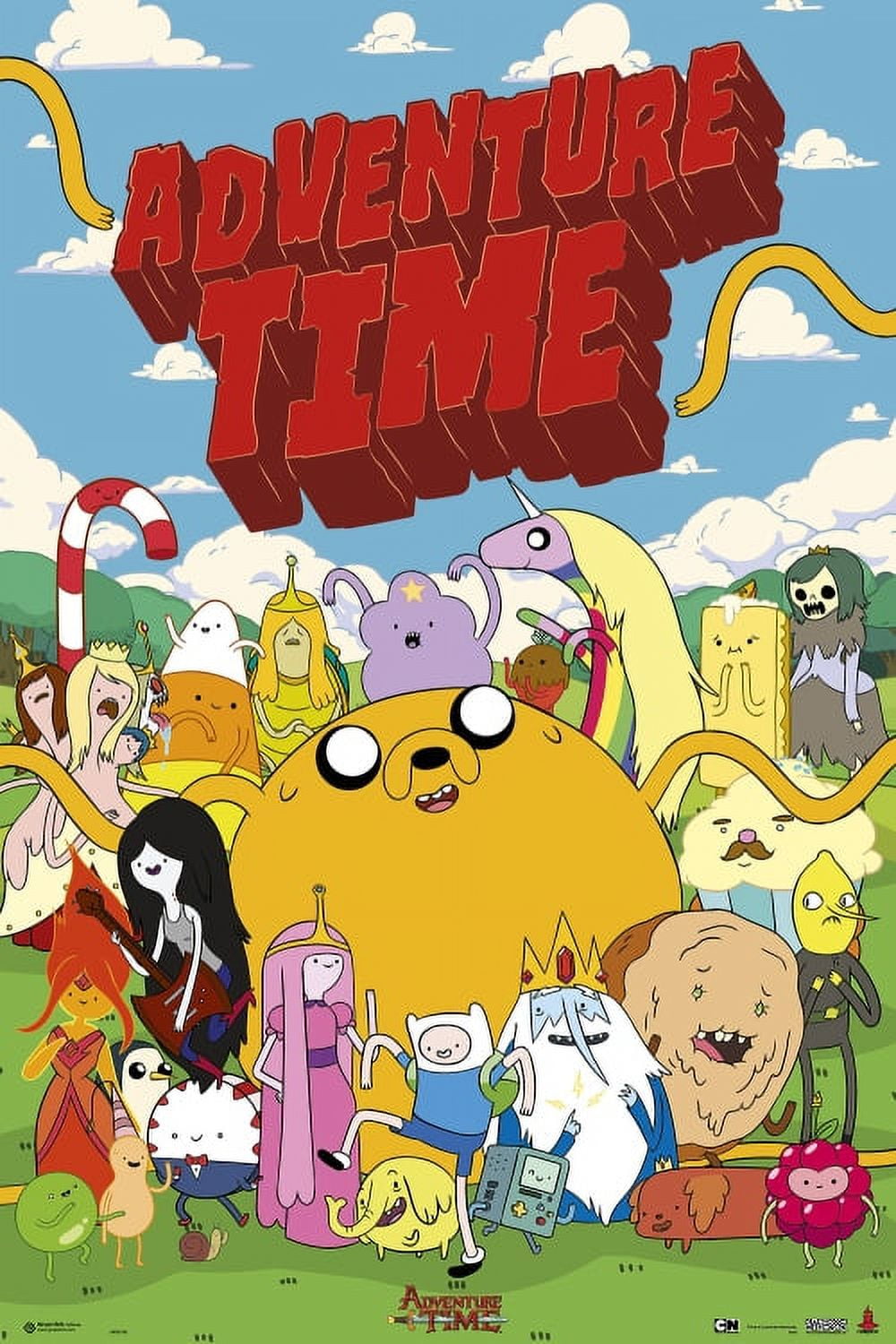Adventure Time Characters Poster (24 x 36) - Walmart.com
