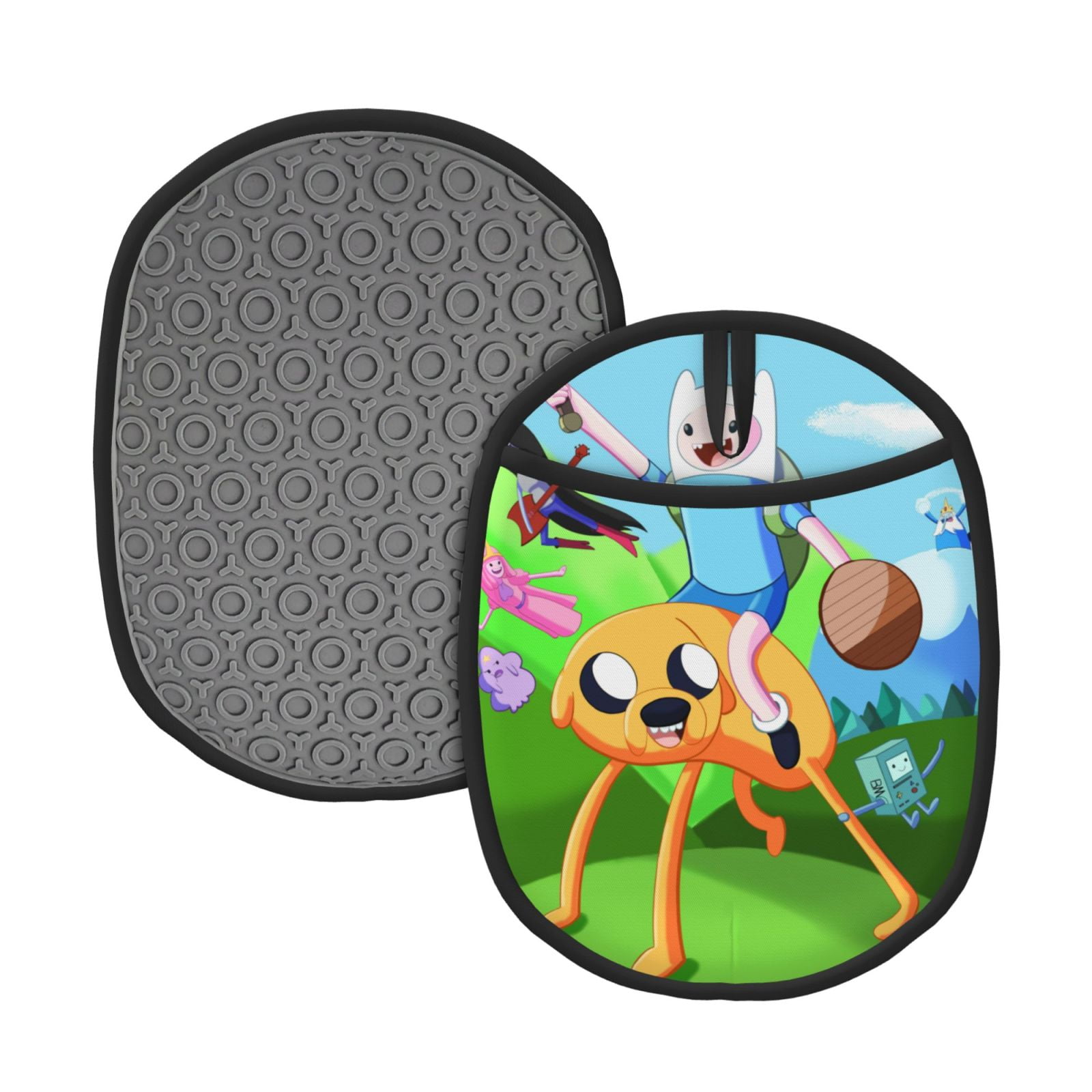Adventure Time Characters Silicone Pot Mat Mitten Oven Mitts Pot Holder ...