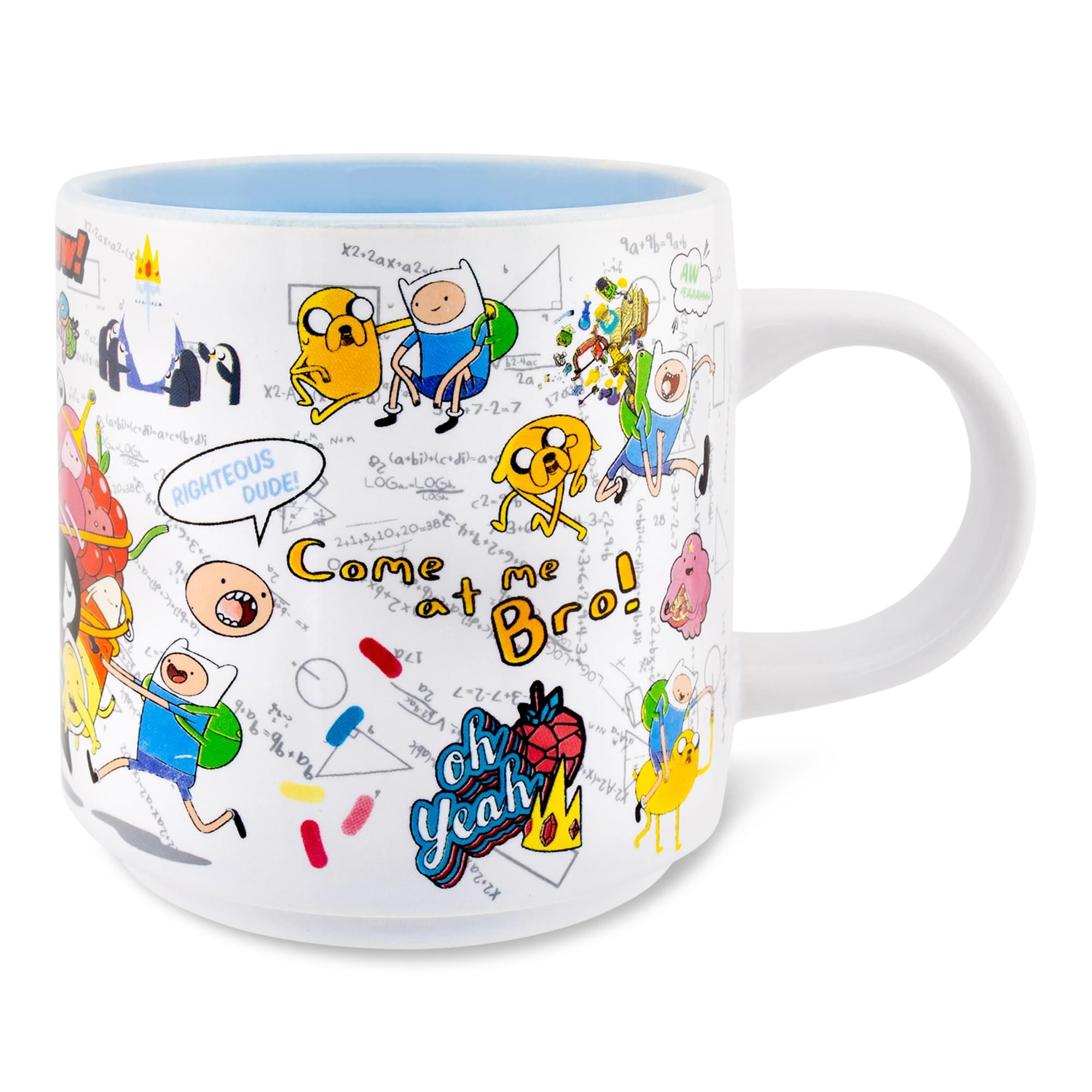 Adventure Time Characters Single Stackable Ceramic Mug | Holds 13 ...